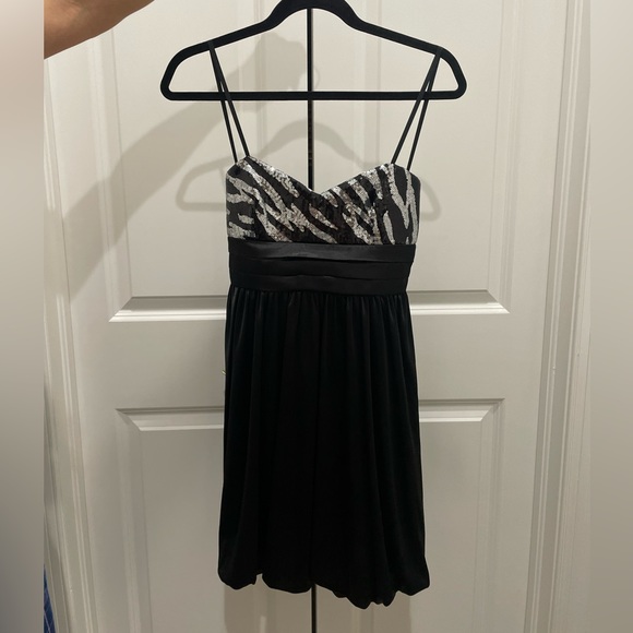 La Belle | Dresses | Black Zebra Cocktail Dress | Poshmark
